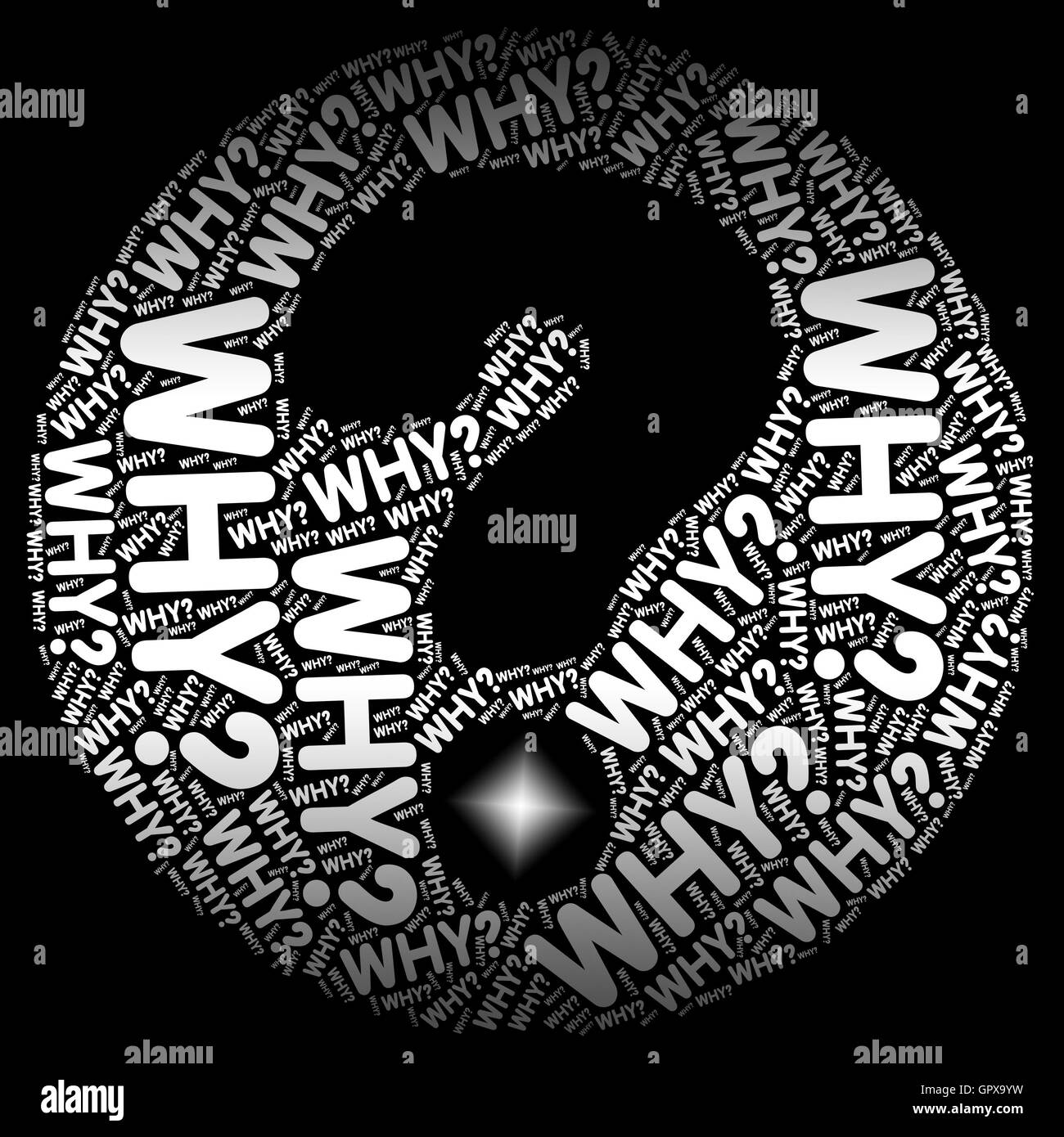 Why Question Mark Meaning Not Sure And Explanation Stock Photo - Alamy