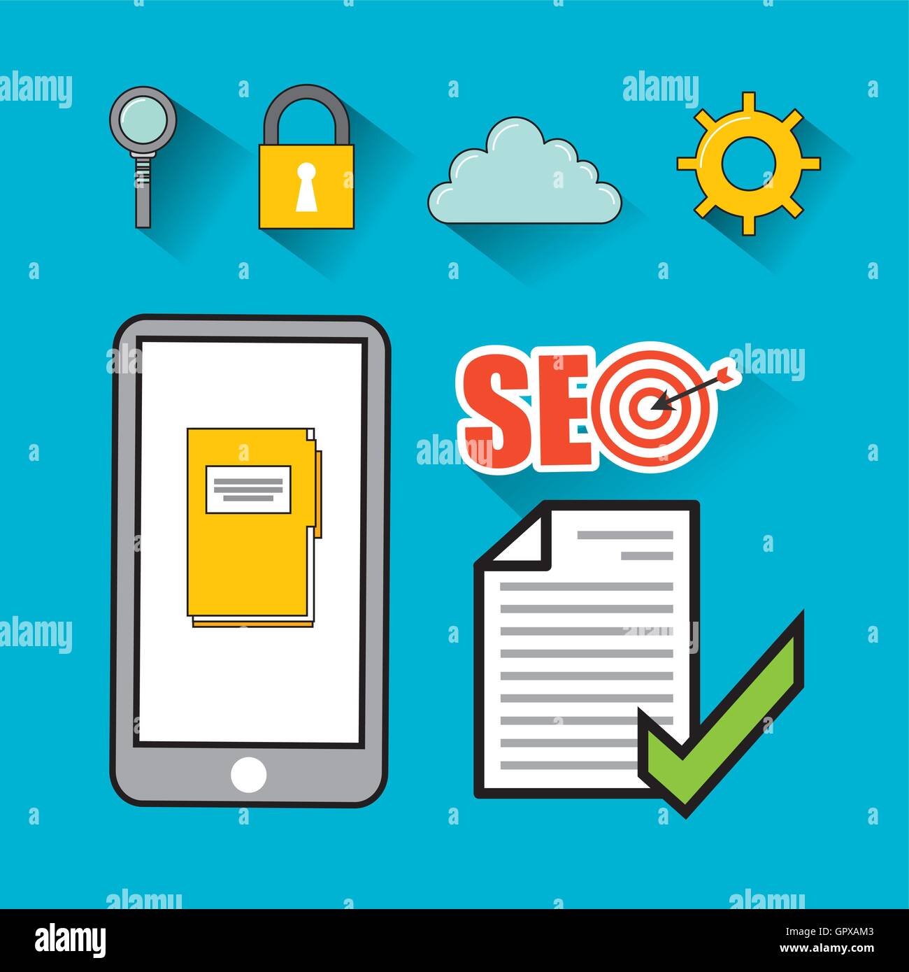 seo technology design Stock Vector Image & Art - Alamy