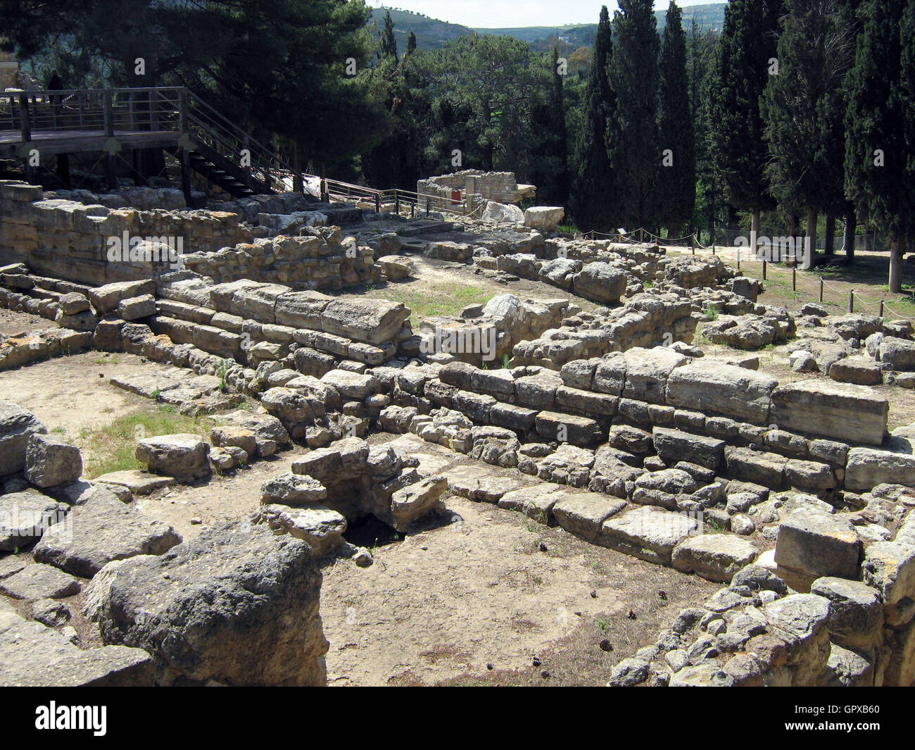 Knossos Archaeological Site, Minoan, Crete, Greece Stock Photo - Alamy