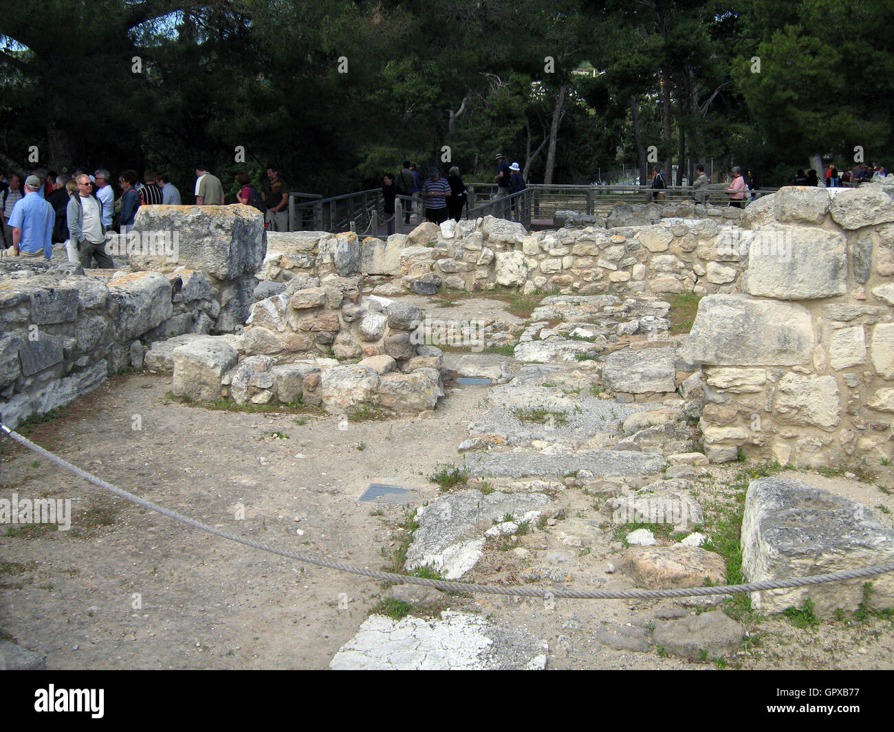 Knossos Archaeological Site, Minoan, Crete, Greece Stock Photo - Alamy