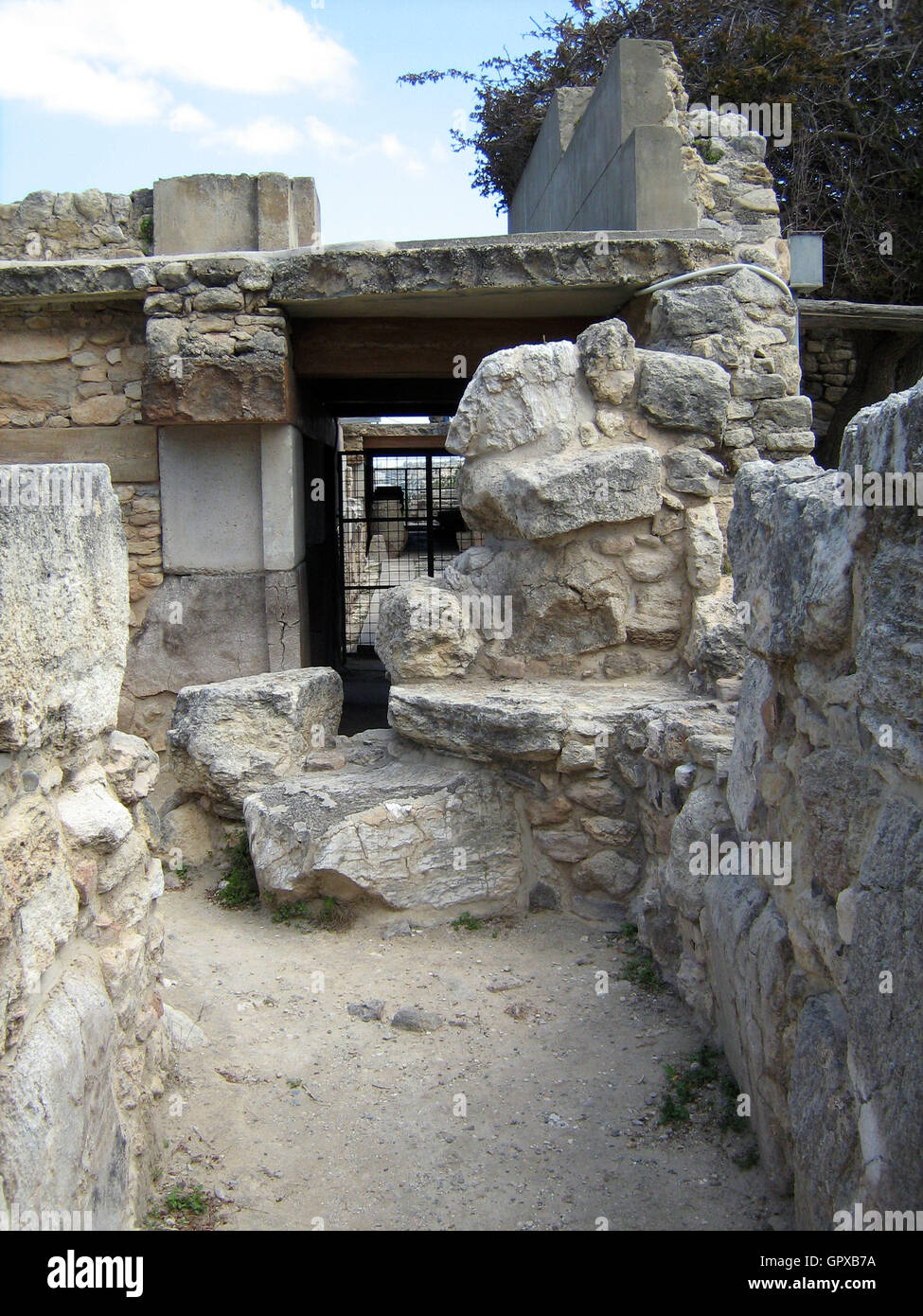 Knossos Archaeological Site, Minoan, Crete, Greece Stock Photo - Alamy