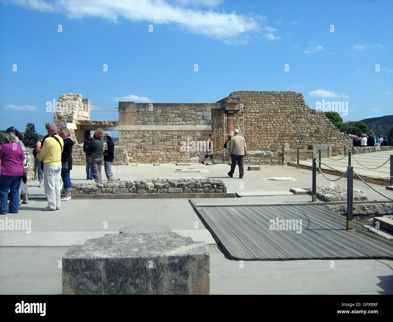 Knossos Archaeological Site, Minoan, Crete, Greece Stock Photo - Alamy