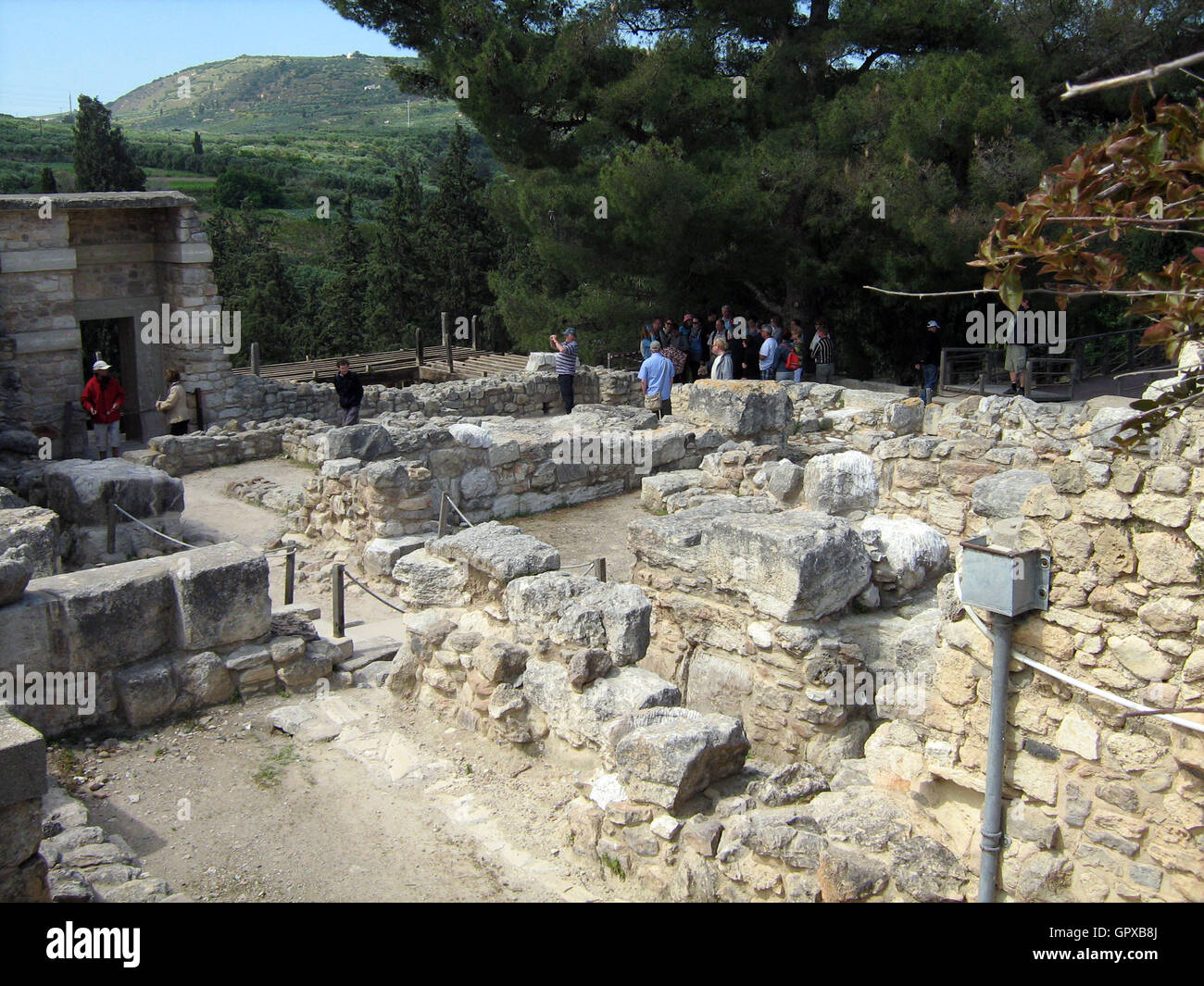 Knossos Archaeological Site, Minoan, Crete, Greece Stock Photo - Alamy