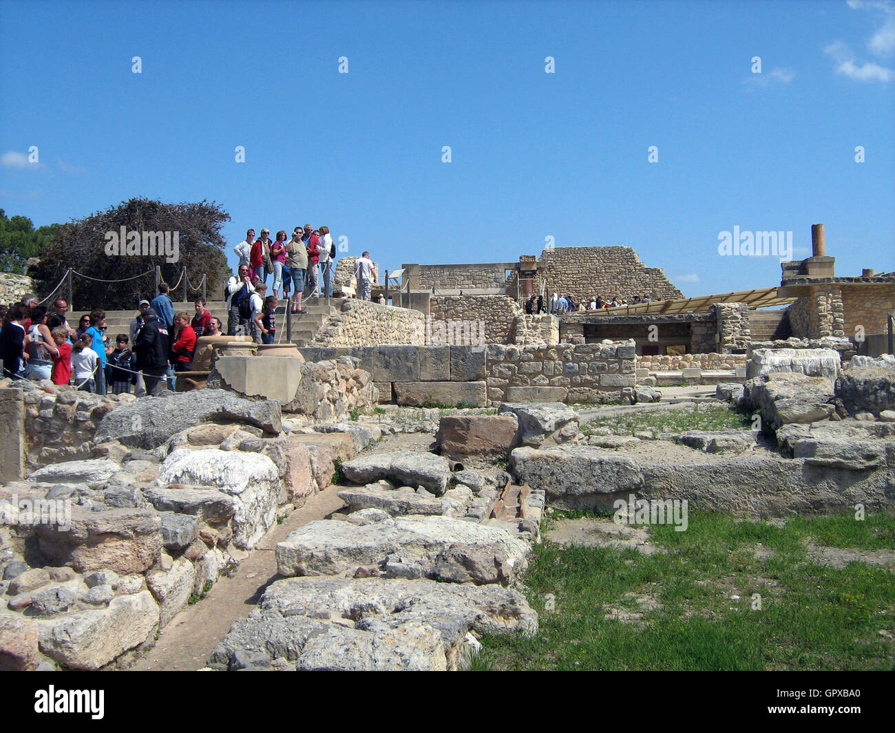 Knossos Archaeological Site, Minoan, Crete, Greece Stock Photo - Alamy