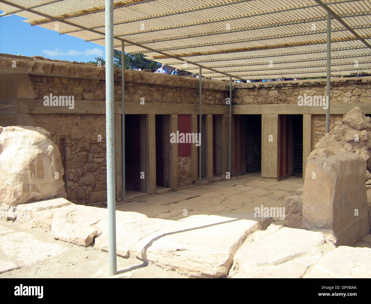 Knossos Archaeological Site, Minoan, Crete, Greece Stock Photo - Alamy