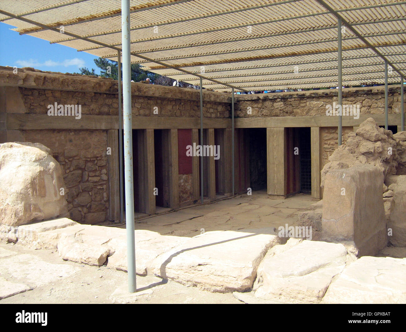 Knossos Archaeological Site, Minoan, Crete, Greece Stock Photo - Alamy