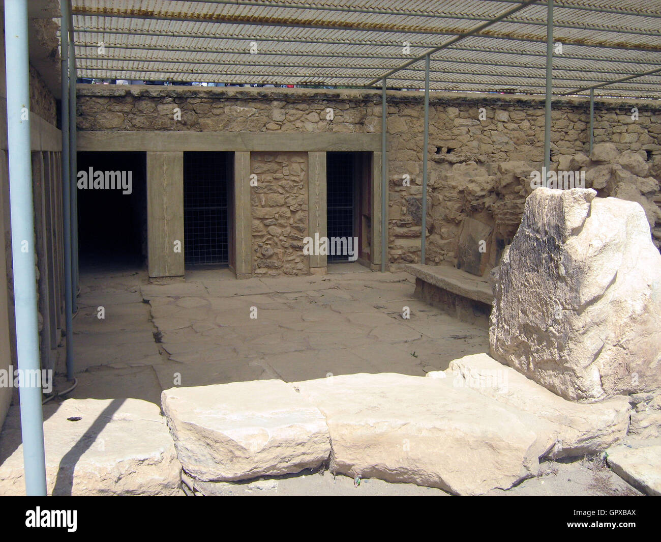 Knossos Archaeological Site, Minoan, Crete, Greece Stock Photo - Alamy