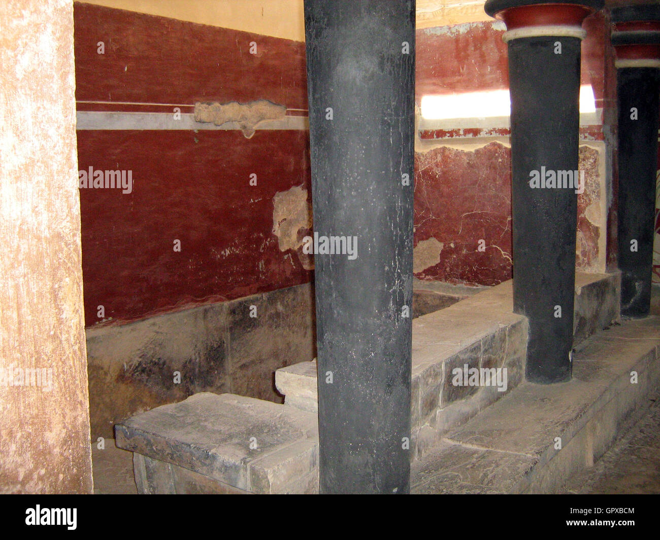 Knossos Archaeological Site, Minoan, Crete, Greece Stock Photo - Alamy