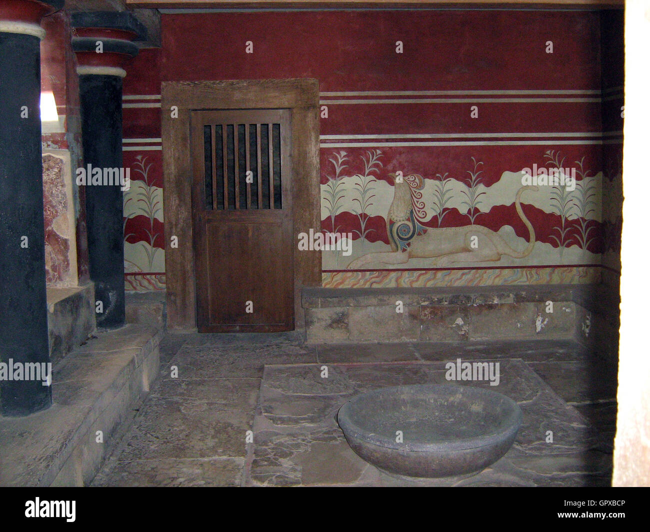 Knossos Archaeological Site, Minoan, Crete, Greece Stock Photo - Alamy