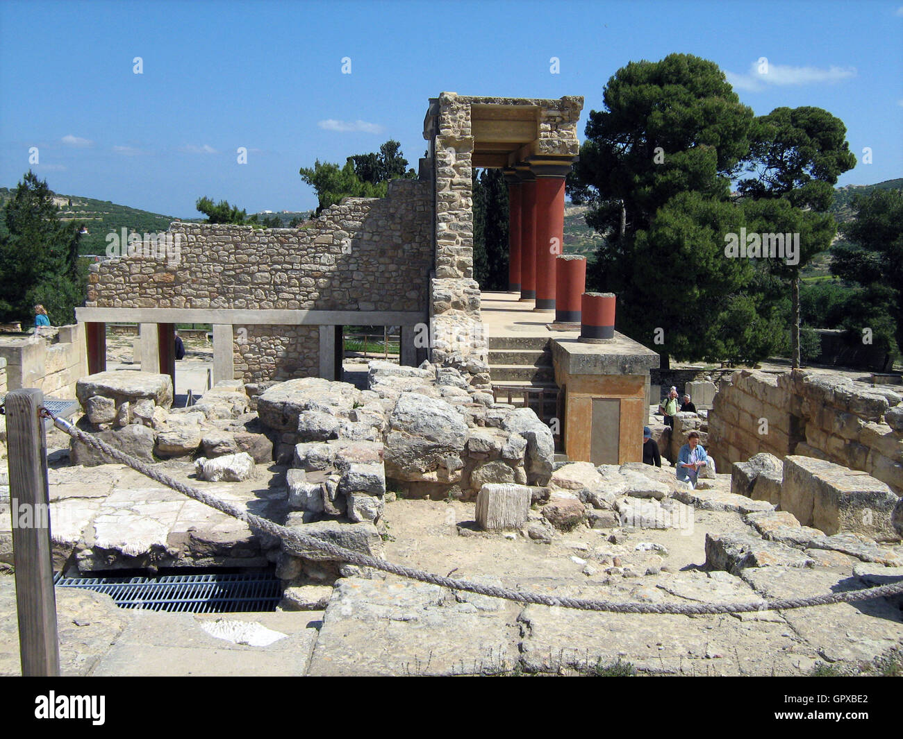 Knossos Archaeological Site, Minoan, Crete, Greece Stock Photo - Alamy