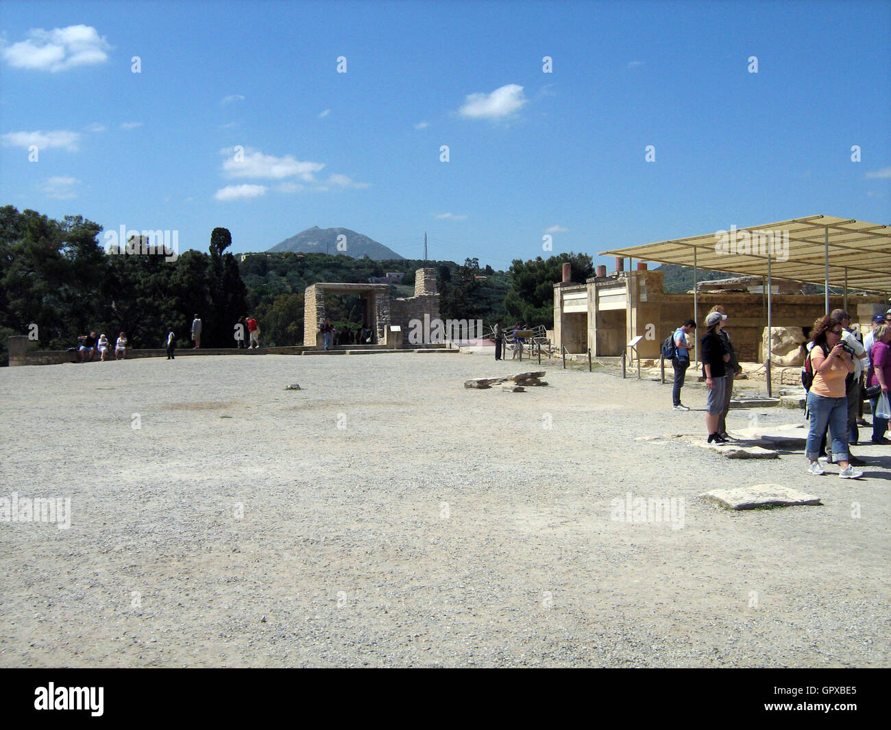 Knossos Archaeological Site, Minoan, Crete, Greece Stock Photo - Alamy