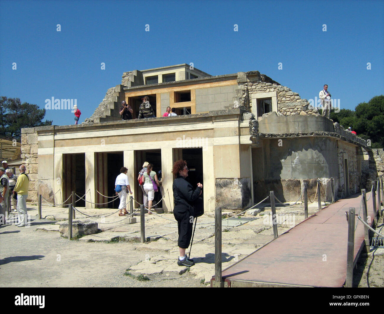 Knossos Archaeological Site, Minoan, Crete, Greece Stock Photo - Alamy