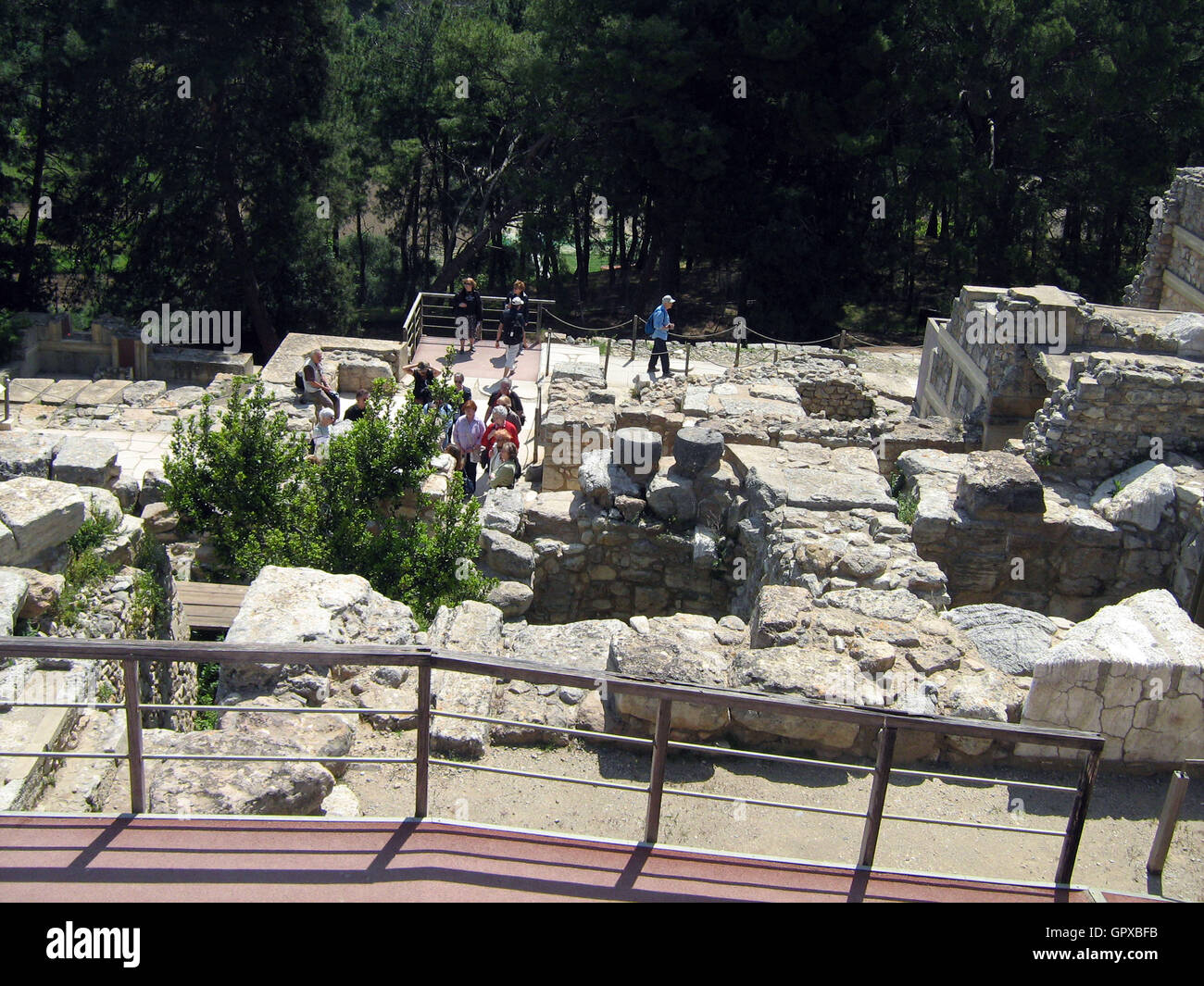 Knossos Archaeological Site, Minoan, Crete, Greece Stock Photo - Alamy