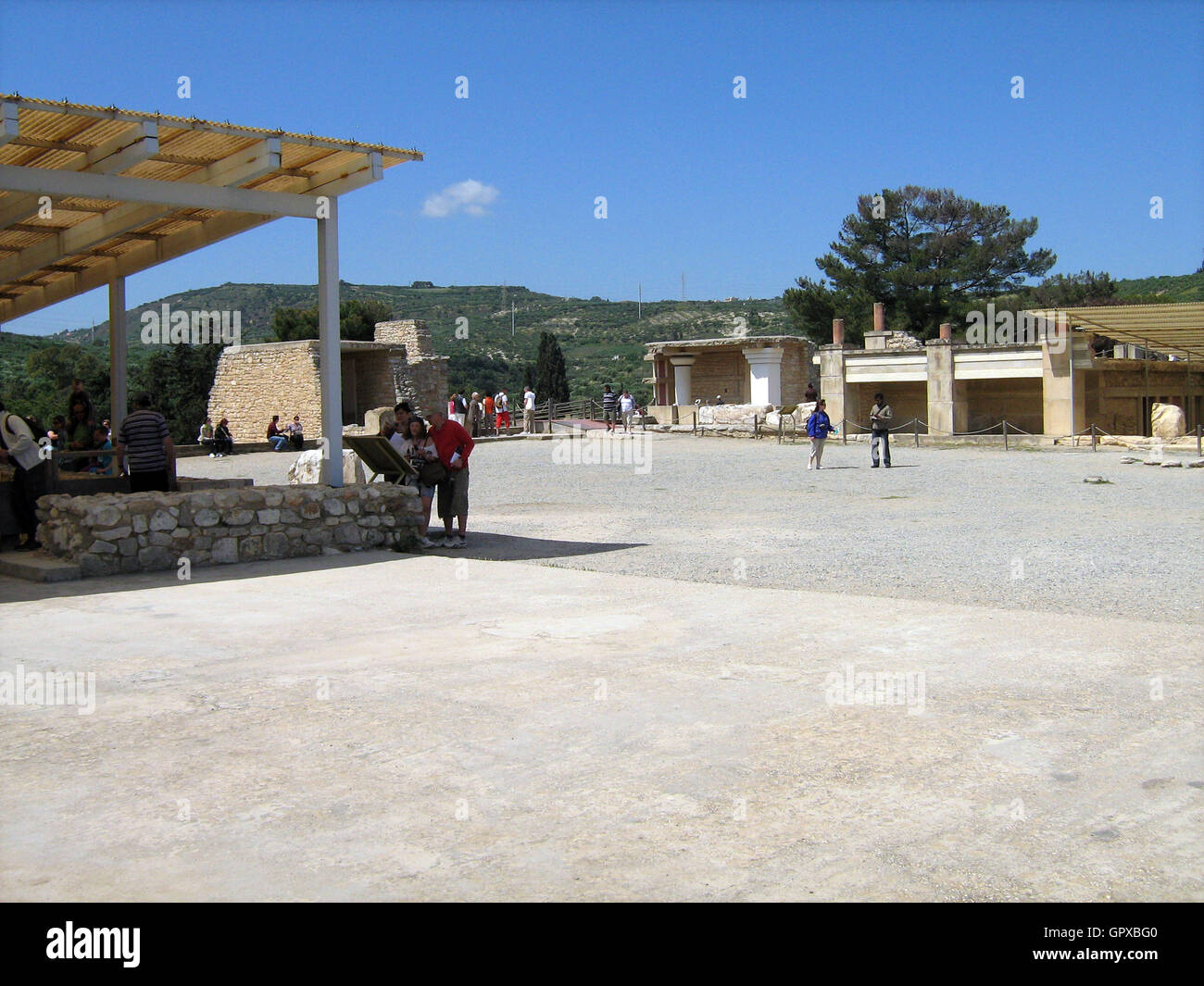 Knossos Archaeological Site, Minoan, Crete, Greece Stock Photo - Alamy