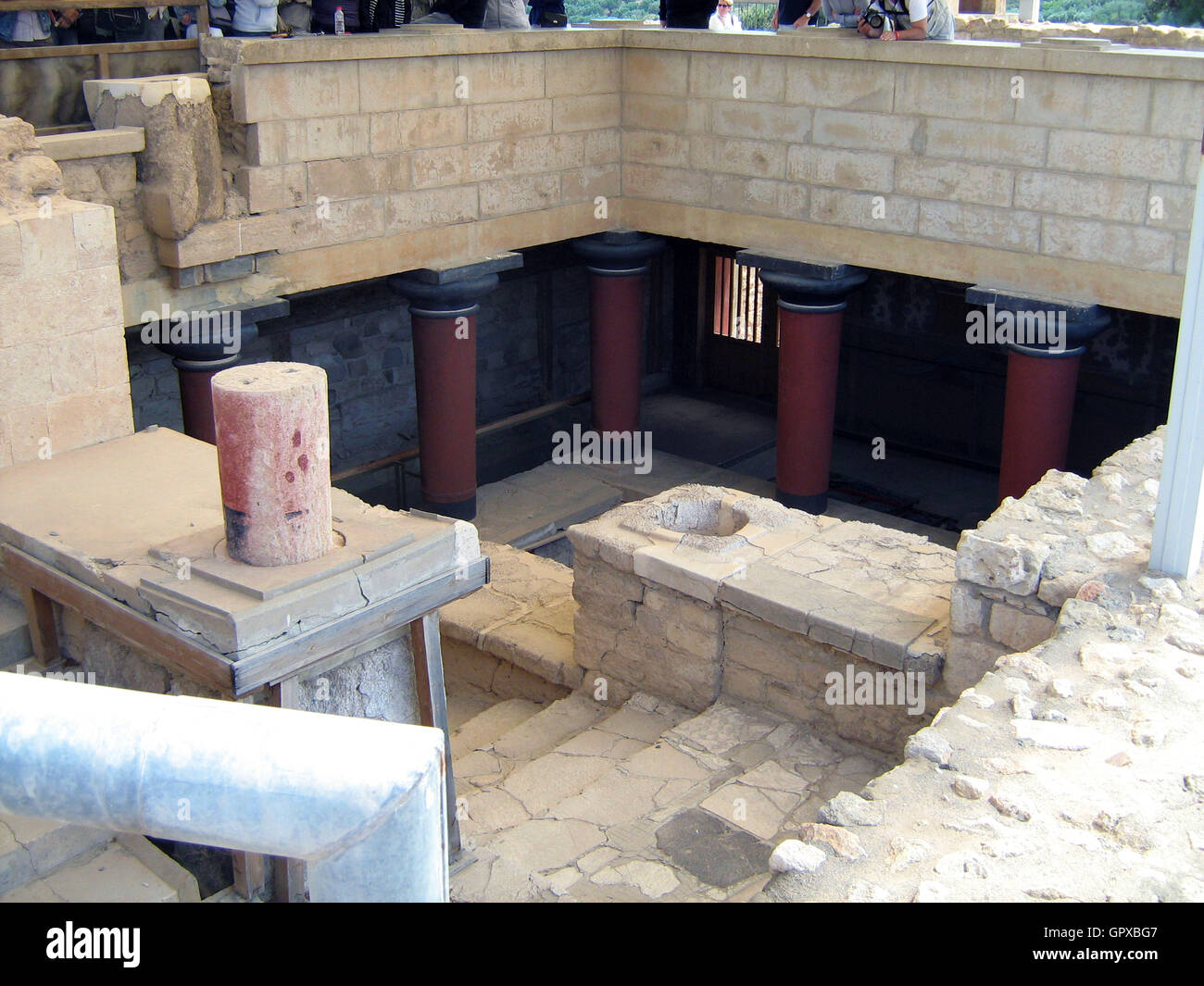 Knossos Archaeological Site, Minoan, Crete, Greece Stock Photo - Alamy