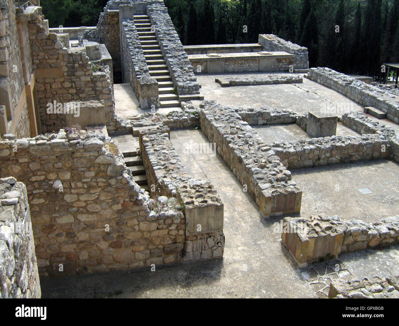 Knossos Archaeological Site, Minoan, Crete, Greece Stock Photo - Alamy