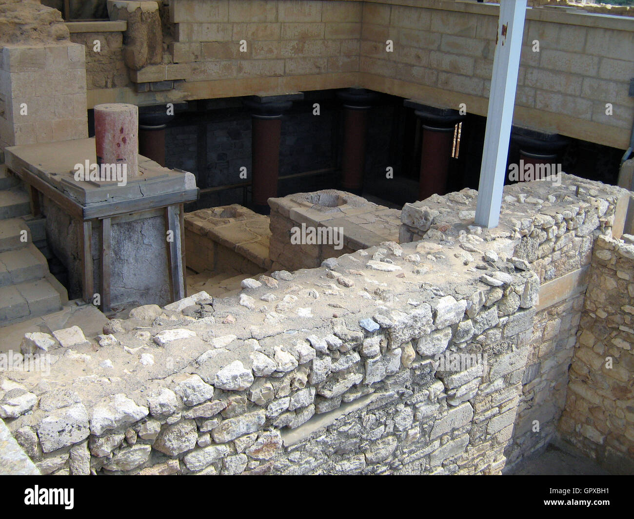 Knossos Archaeological Site, Minoan, Crete, Greece Stock Photo - Alamy