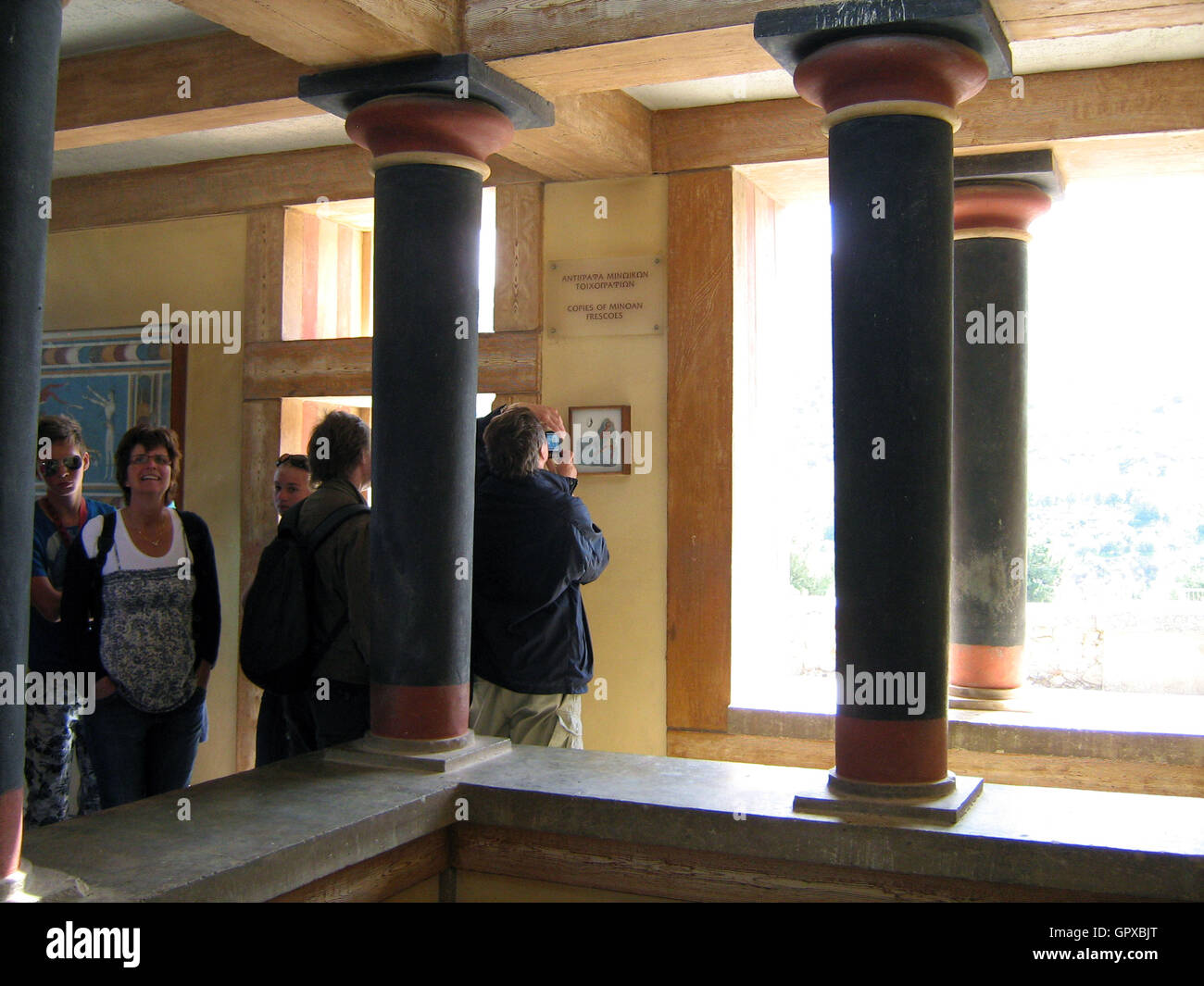 Knossos Archaeological Site, Minoan, Crete, Greece Stock Photo - Alamy