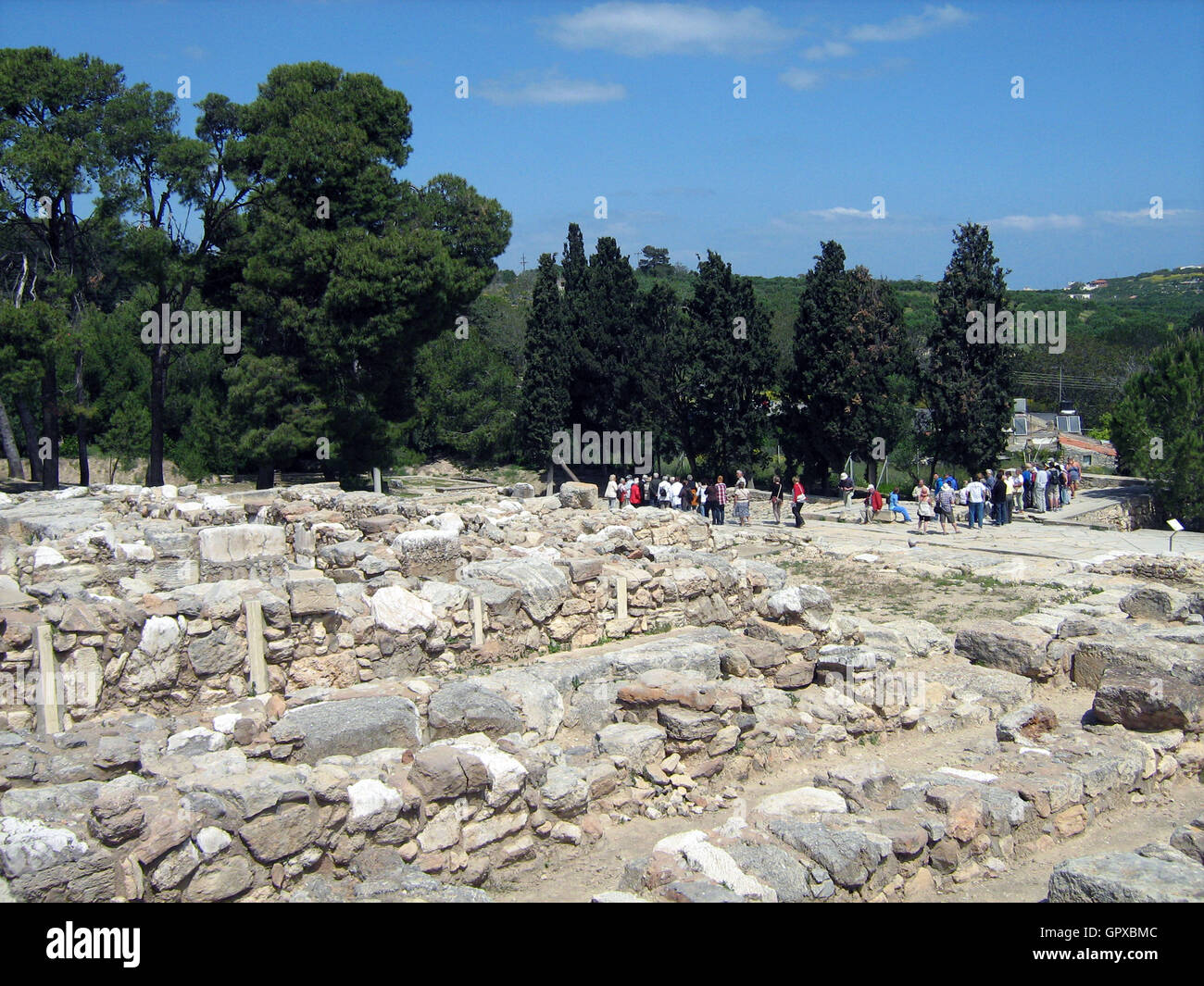 Knossos Archaeological Site, Minoan, Crete, Greece Stock Photo - Alamy