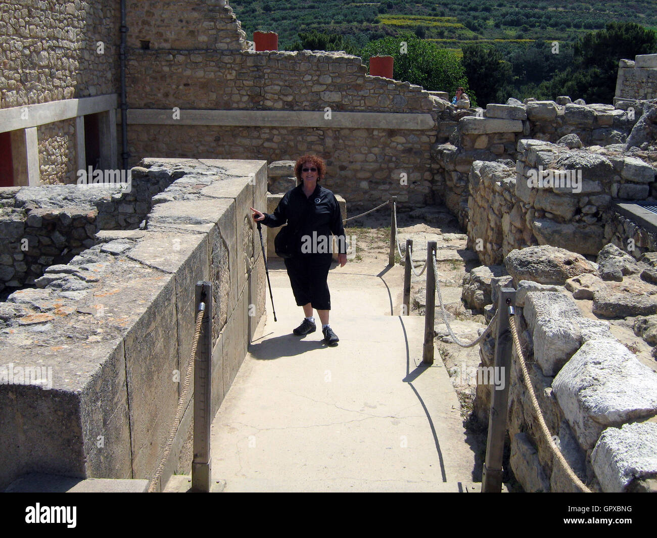Knossos Archaeological Site, Minoan, Crete, Greece Stock Photo - Alamy