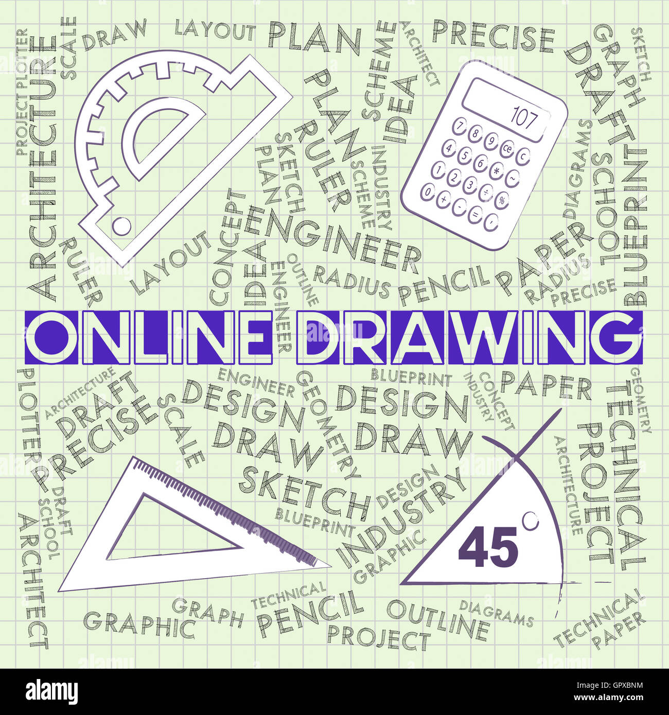 Online drawing hi-res stock photography and images - Alamy