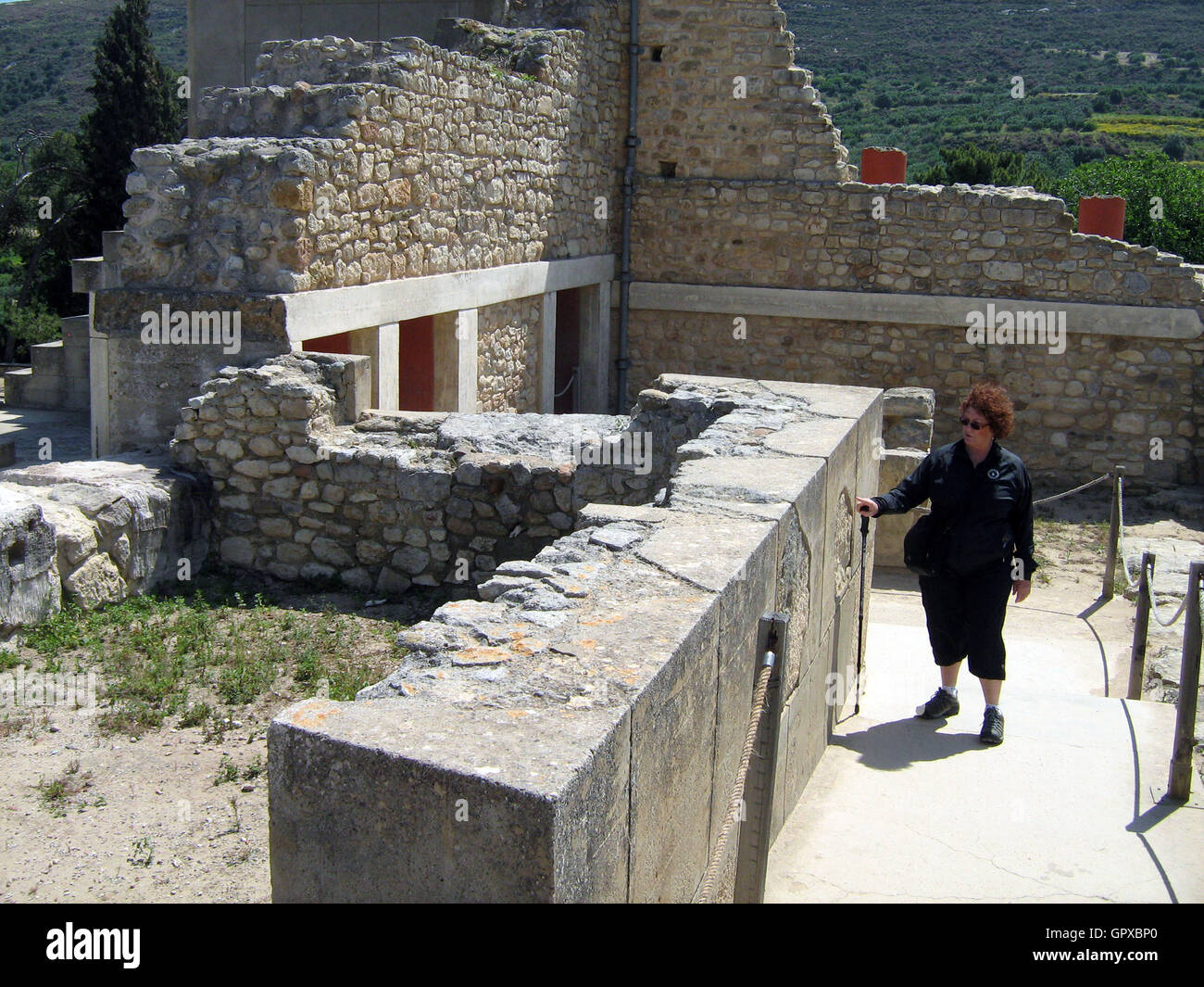 Knossos Archaeological Site, Minoan, Crete, Greece Stock Photo - Alamy