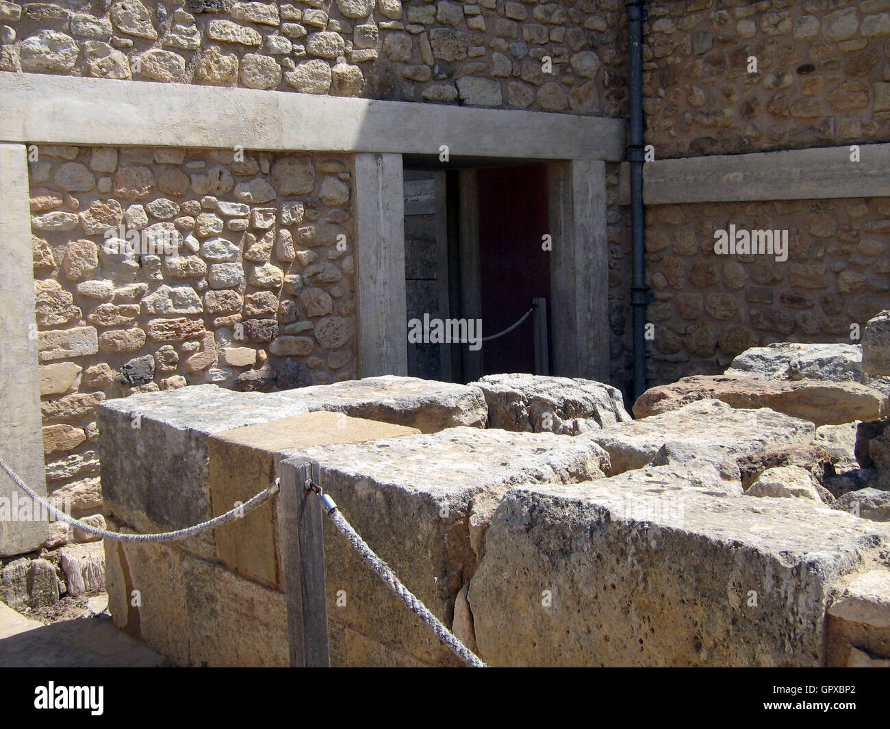 Knossos Archaeological Site, Minoan, Crete, Greece Stock Photo - Alamy