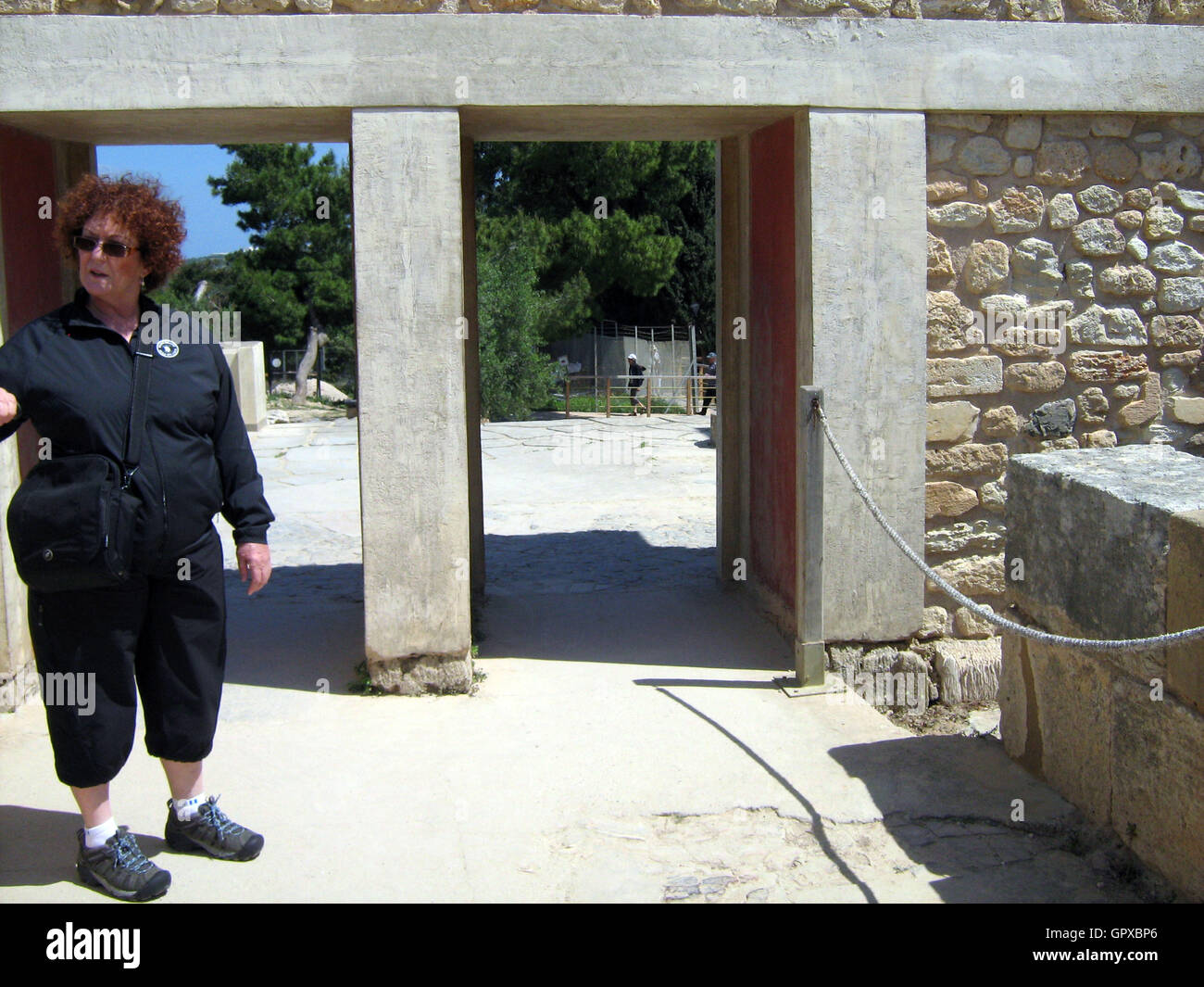 Knossos Archaeological Site, Minoan, Crete, Greece Stock Photo - Alamy