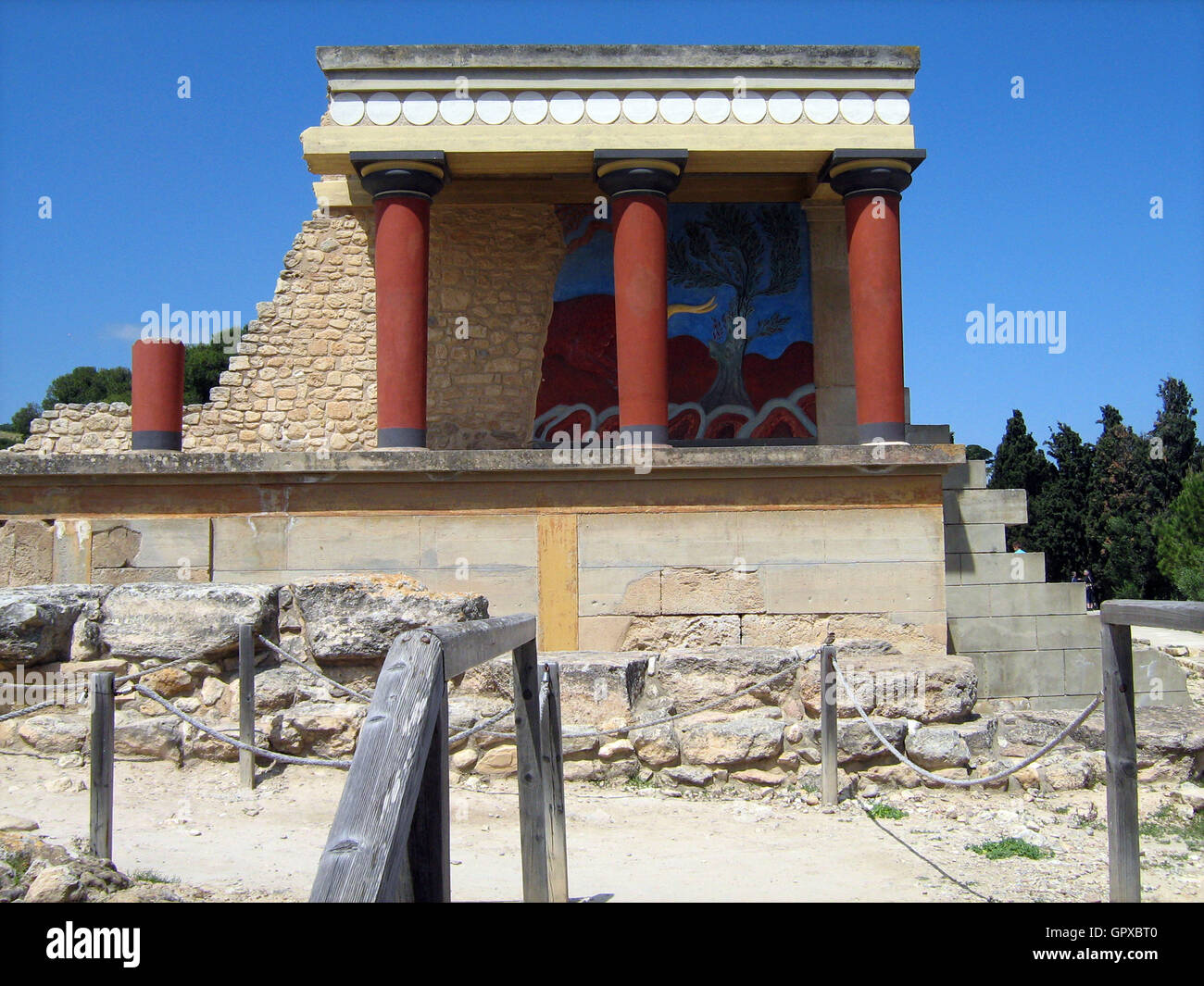 Knossos Archaeological Site, Minoan, Crete, Greece Stock Photo - Alamy
