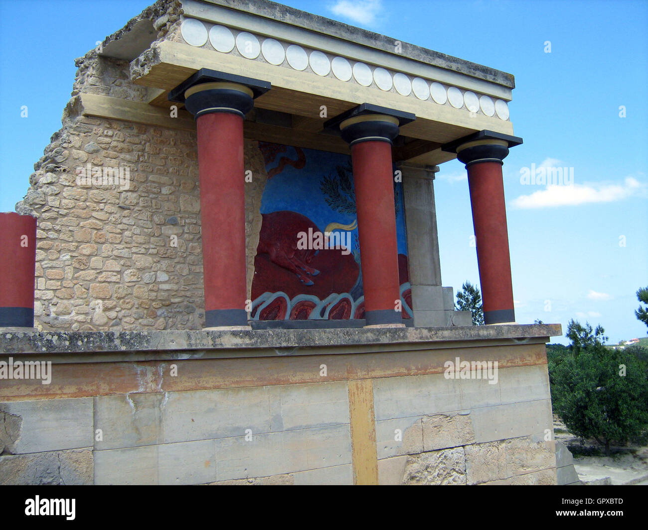 Knossos Archaeological Site, Minoan, Crete, Greece Stock Photo - Alamy
