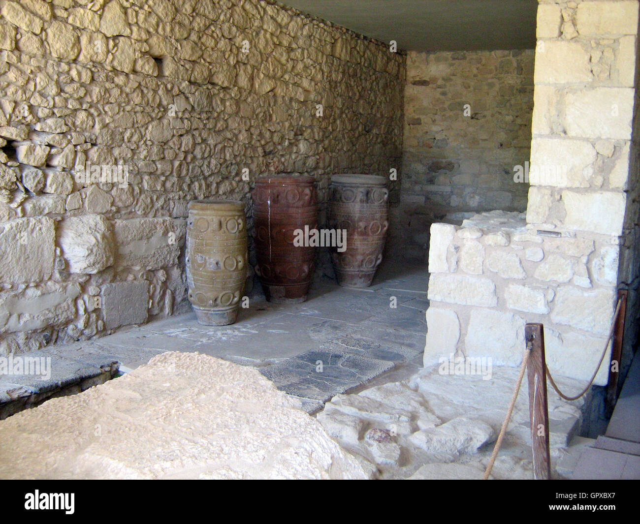 Knossos Archaeological Site, Minoan, Crete, Greece Stock Photo - Alamy