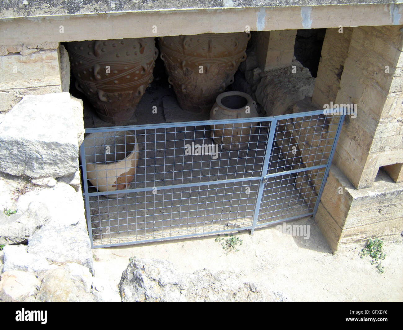 Knossos Archaeological Site, Minoan, Crete, Greece Stock Photo - Alamy