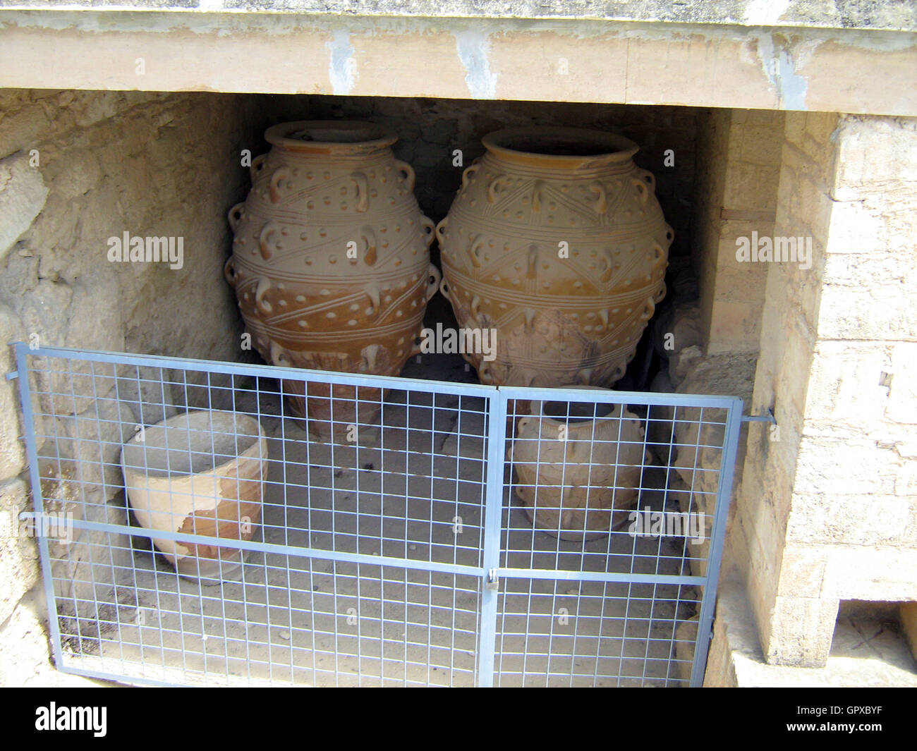 Knossos Archaeological Site, Minoan, Crete, Greece Stock Photo - Alamy