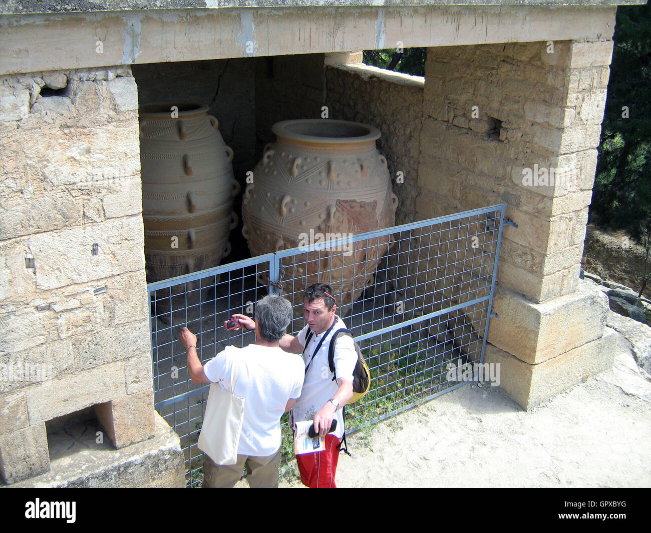Knossos Archaeological Site, Minoan, Crete, Greece Stock Photo - Alamy