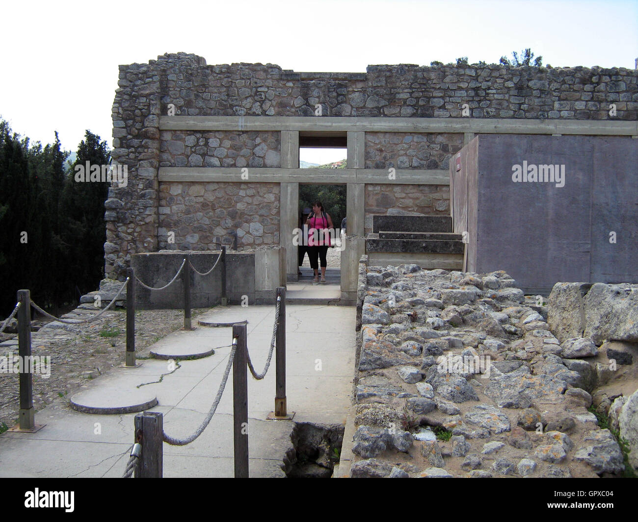 Knossos Archaeological Site, Minoan, Crete, Greece Stock Photo - Alamy