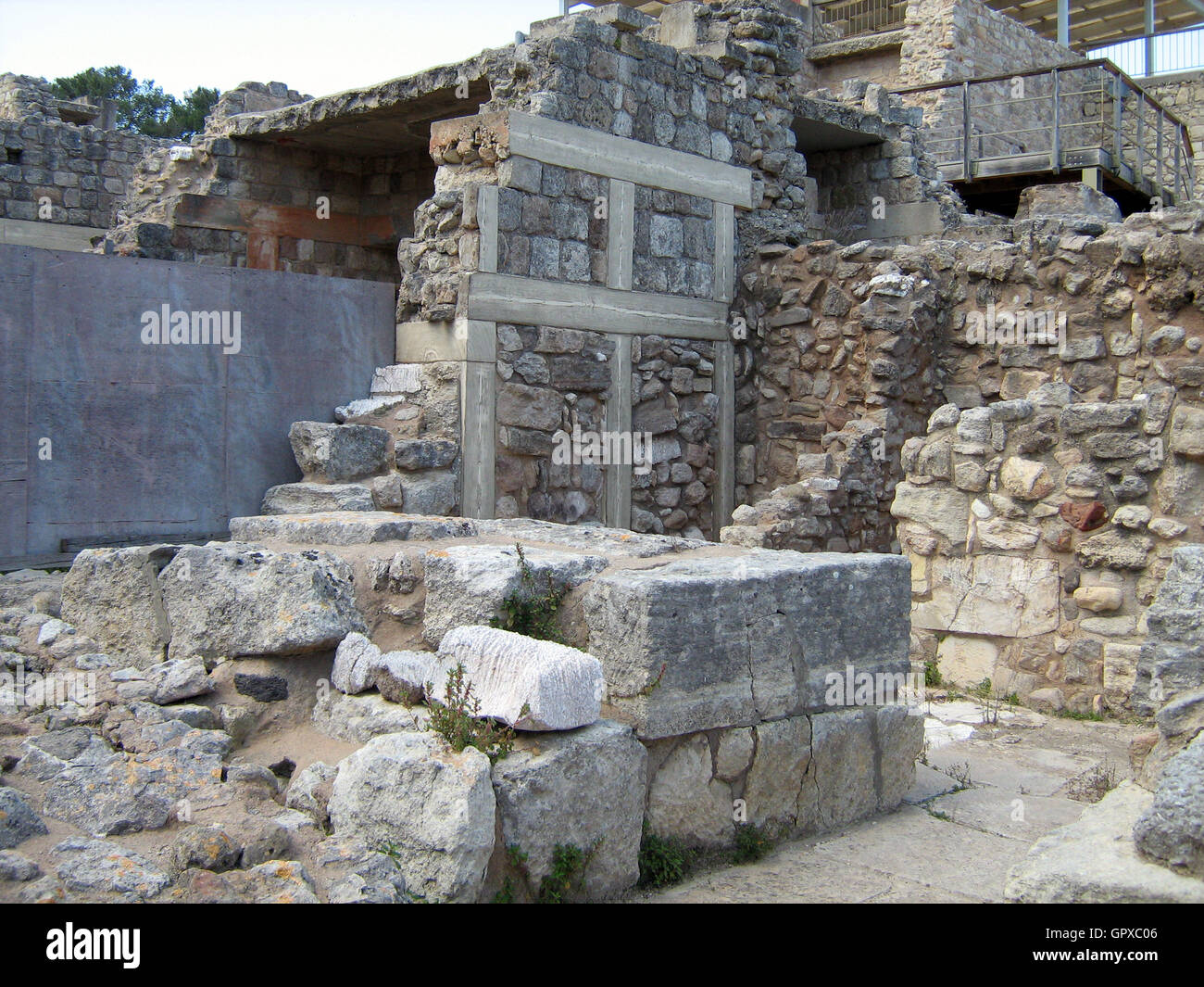 Knossos Archaeological Site, Minoan, Crete, Greece Stock Photo - Alamy