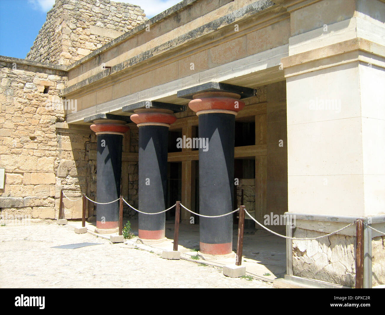 Knossos Archaeological Site, Minoan, Crete, Greece Stock Photo - Alamy