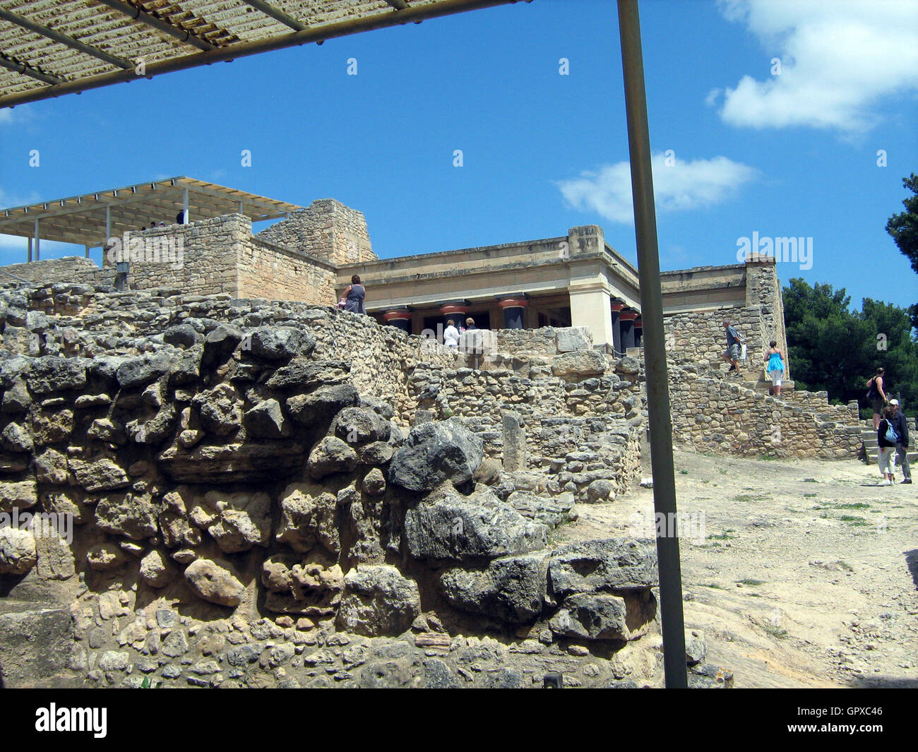 Knossos Archaeological Site, Minoan, Crete, Greece Stock Photo - Alamy