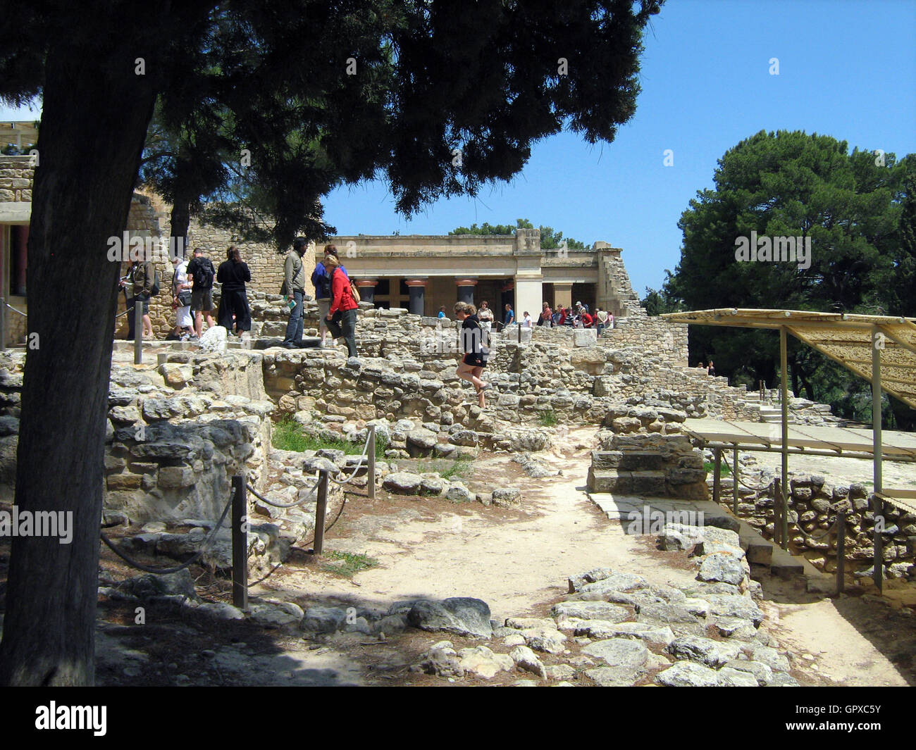 Knossos Archaeological Site, Minoan, Crete, Greece Stock Photo - Alamy