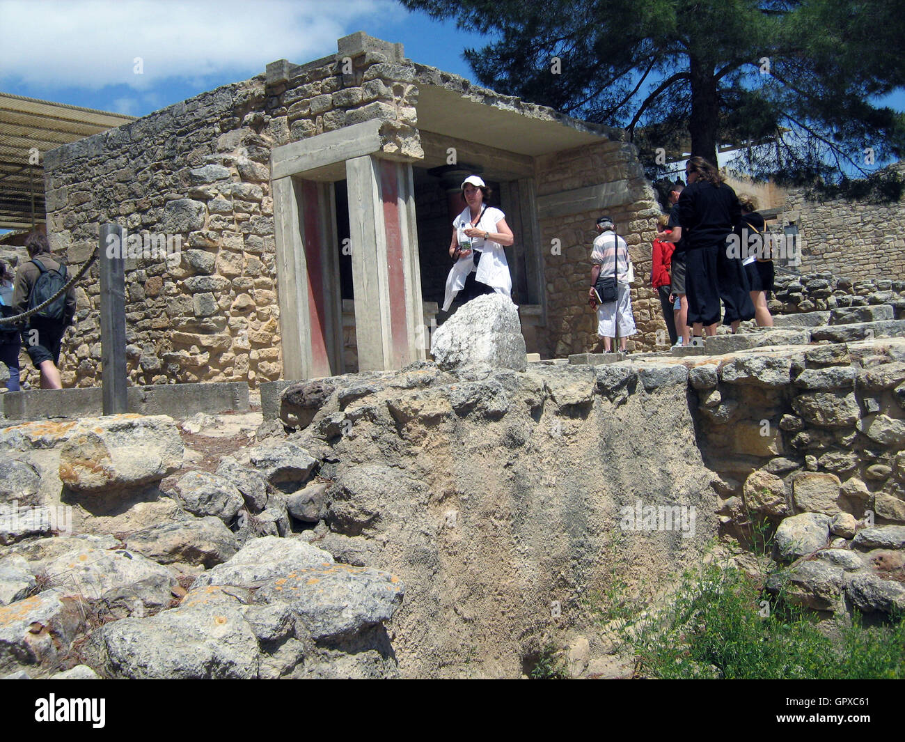 Knossos Archaeological Site, Minoan, Crete, Greece Stock Photo - Alamy