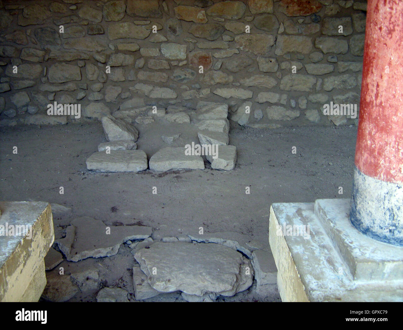 Knossos Archaeological Site, Minoan, Crete, Greece Stock Photo - Alamy