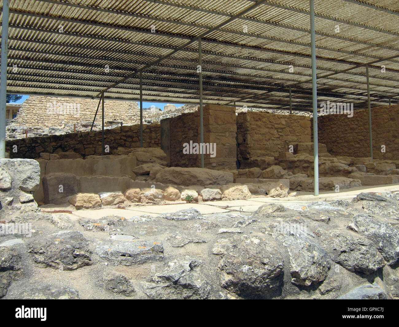 Knossos Archaeological Site, Minoan, Crete, Greece Stock Photo - Alamy