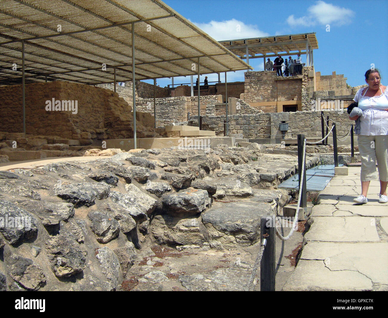 Knossos Archaeological Site, Minoan, Crete, Greece Stock Photo - Alamy