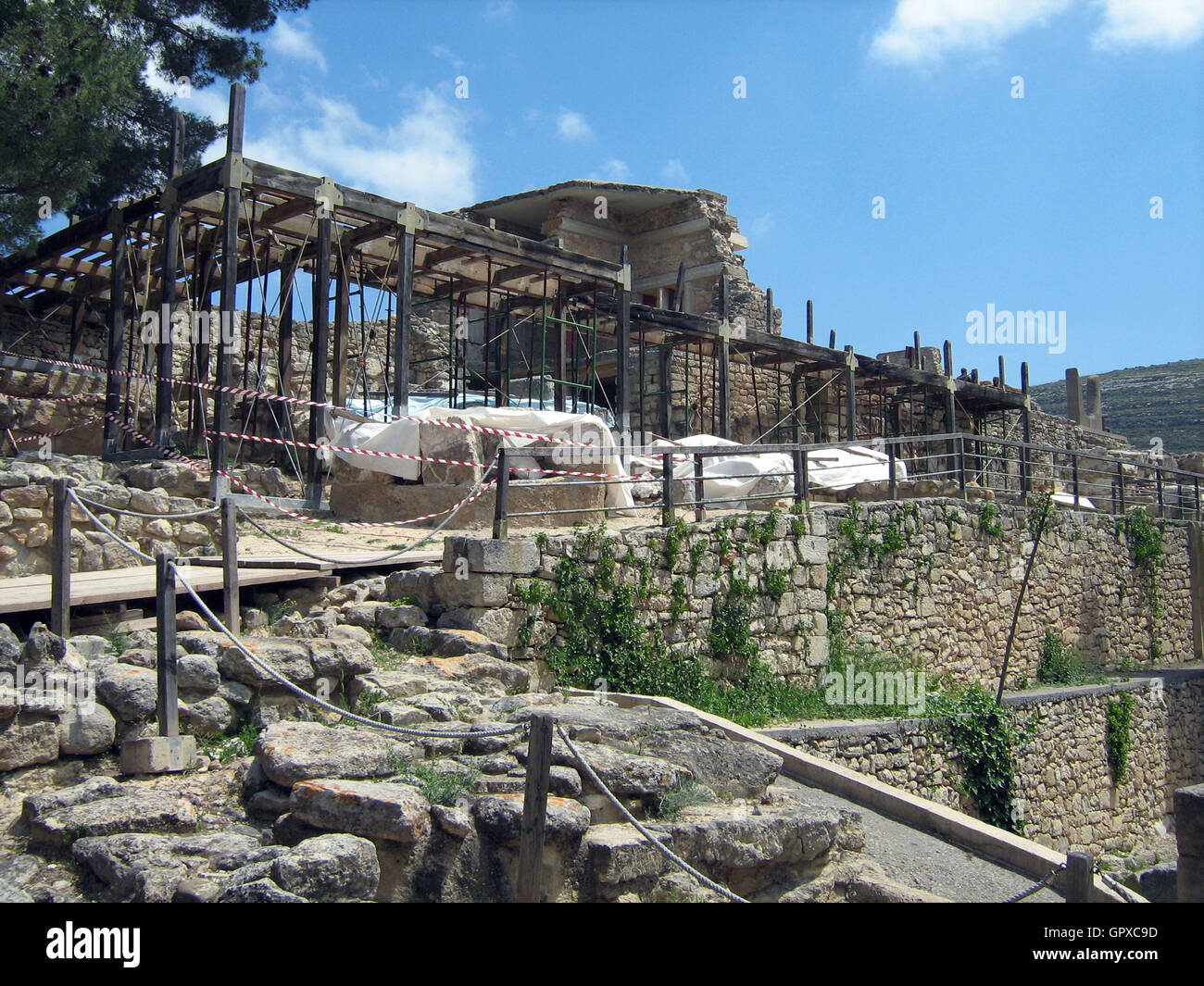 Knossos Archaeological Site, Minoan, Crete, Greece Stock Photo - Alamy