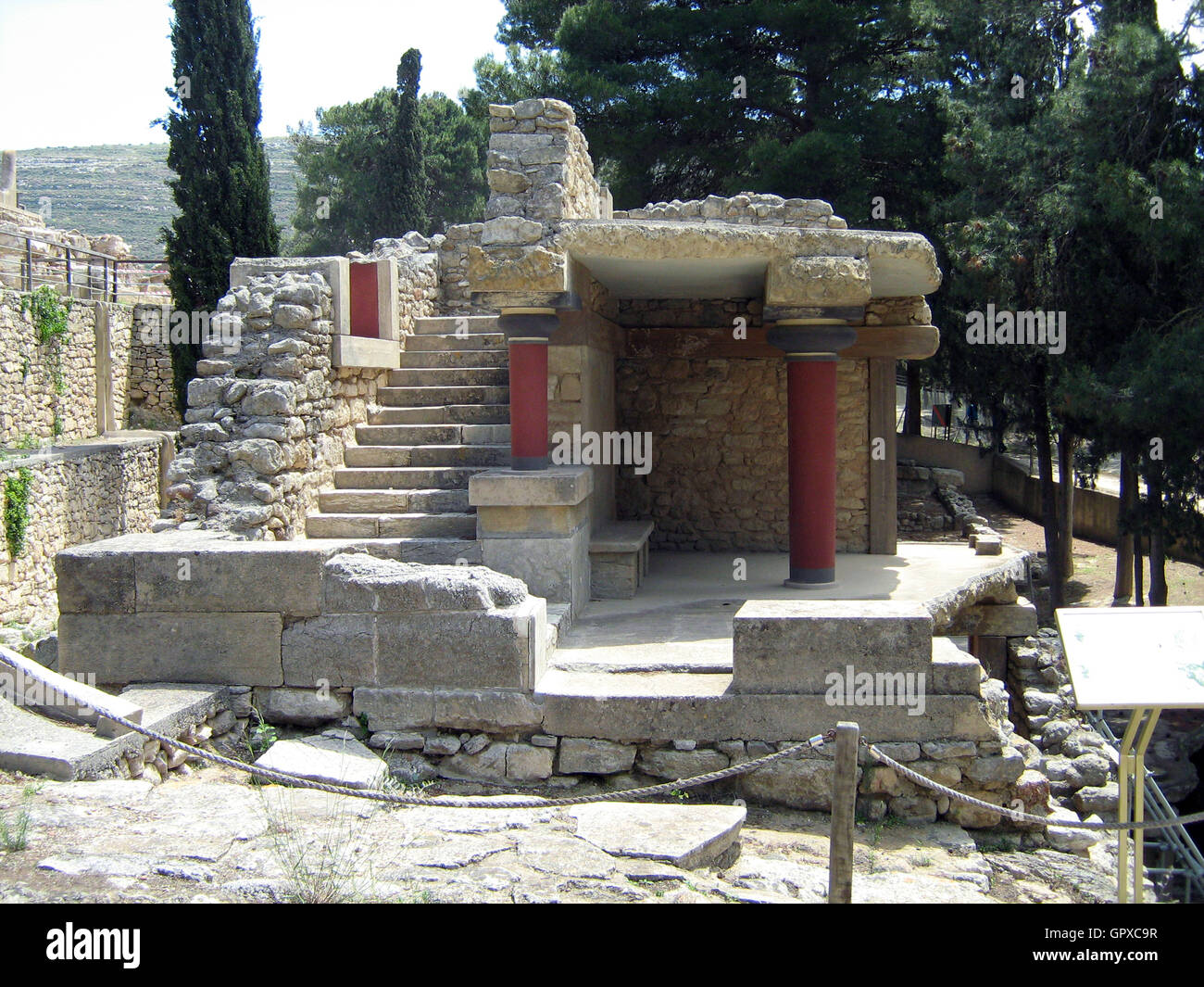 Knossos Archaeological Site, Minoan, Crete, Greece Stock Photo - Alamy