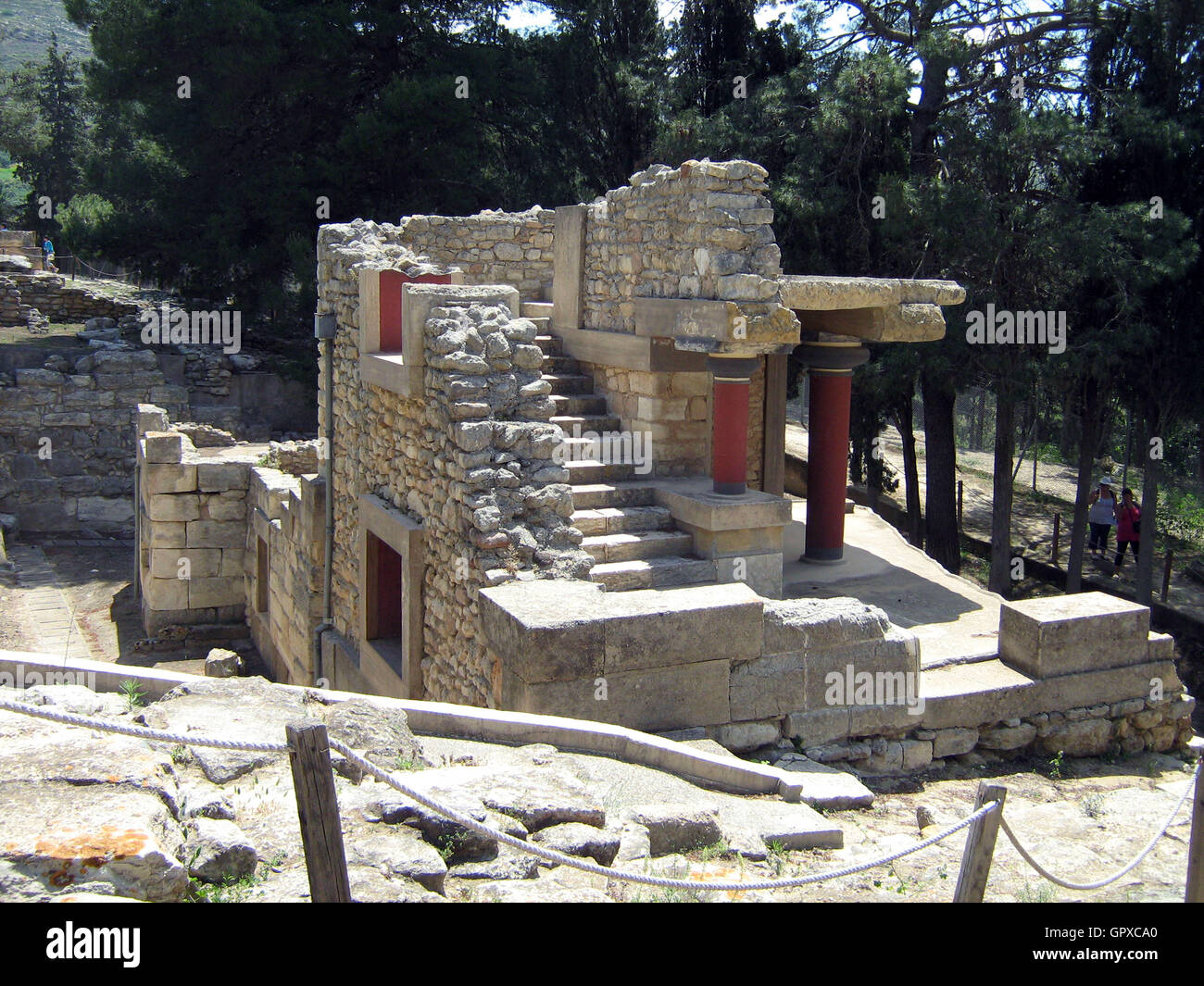 Knossos Archaeological Site, Minoan, Crete, Greece Stock Photo - Alamy