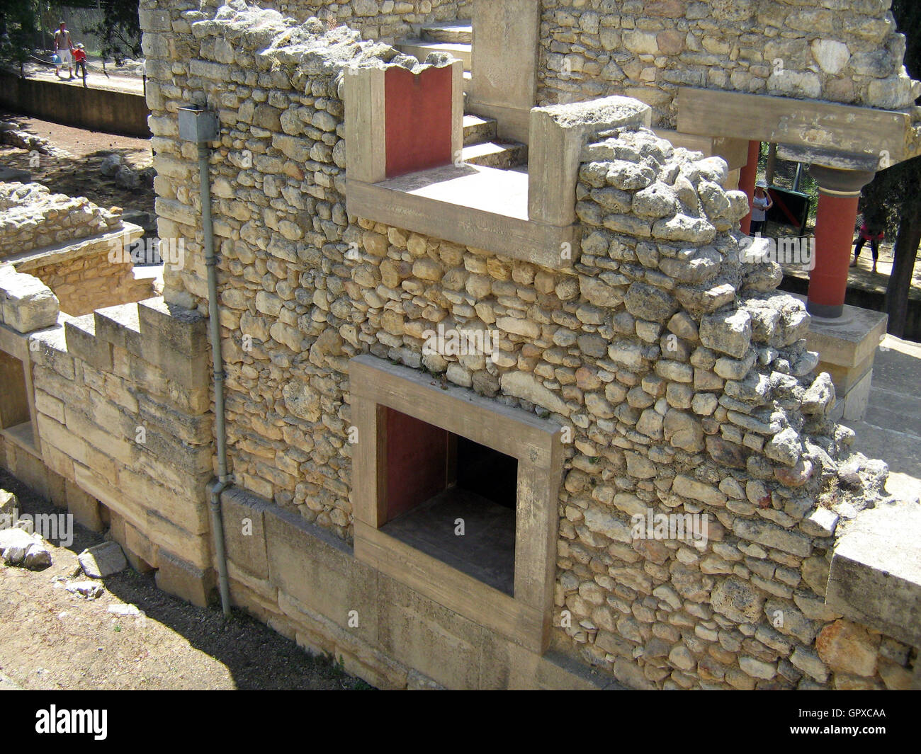 Knossos Archaeological Site, Minoan, Crete, Greece Stock Photo - Alamy
