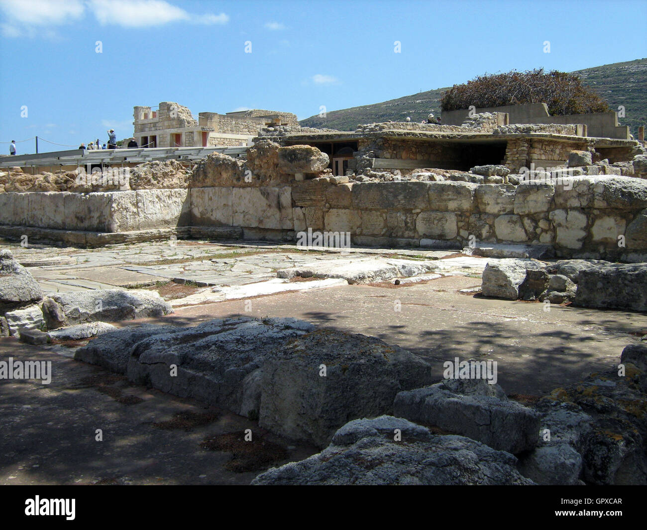 Knossos Archaeological Site, Minoan, Crete, Greece Stock Photo - Alamy