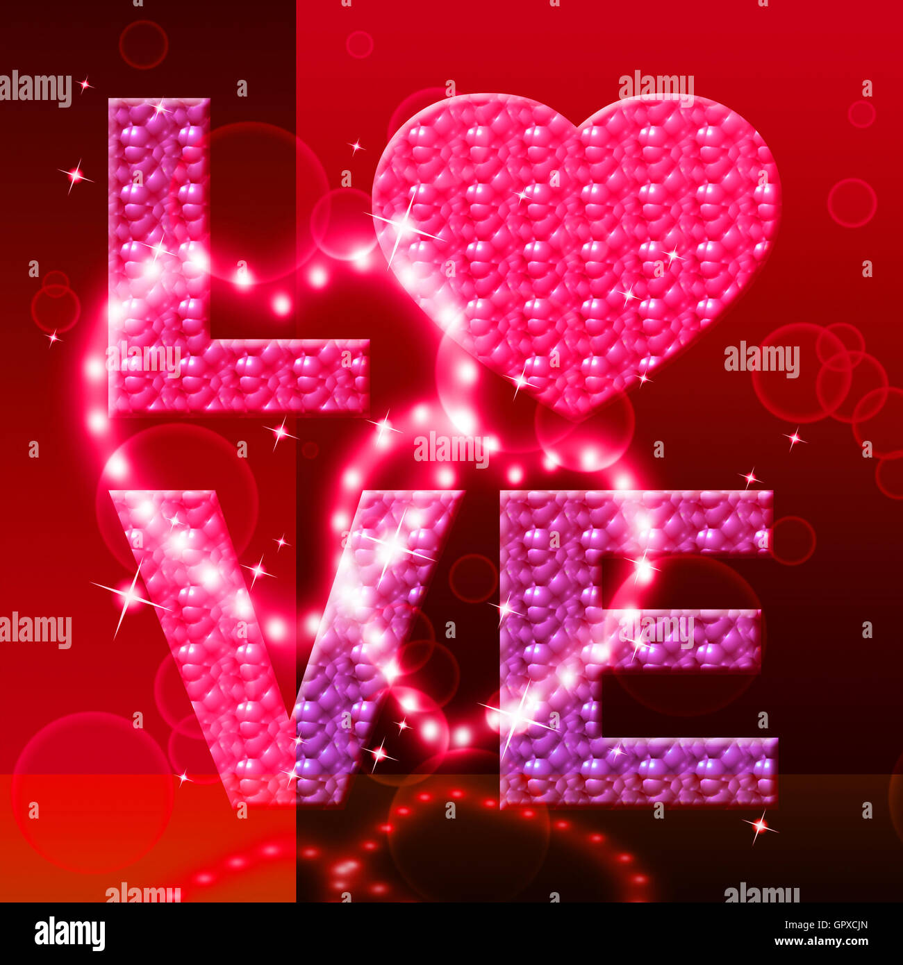 Love Word Representing Lover Dating And Loved Stock Photo - Alamy
