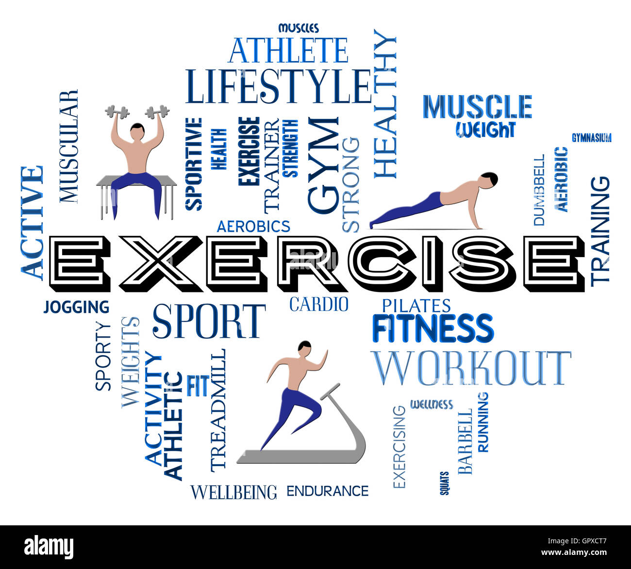 Exercise physical activity Cut Out Stock Images & Pictures - Alamy